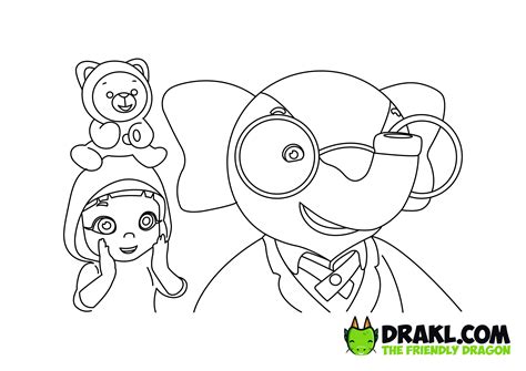 Rainbow Ruby Coloring Page Drakl