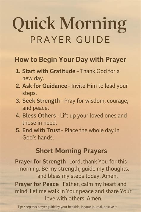 Powerful Morning Prayers Christian Start Your Day With God Dianas