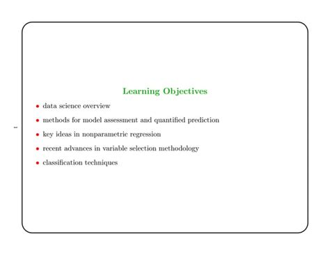 2018 Modern Math Workshop Nonparametric Regression And Classification