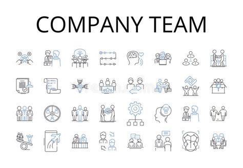 公司团队行图标集合 企业集团子公司企业员工组团股 向量例证 插画 包括有 集体 合奏 设置 企业联合组织化 276010463