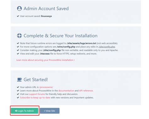 How To Install ProcessWire CMS On Ubuntu VITUX