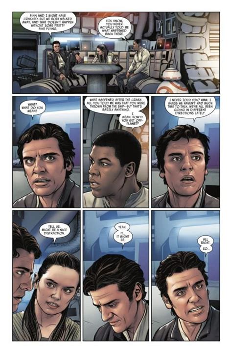 New Poe Comic Contains Conversation Between Rey Finn And Poe Post Tlj