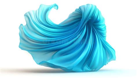 Abstract Flowing Form A Modern Take On Dynamic Movement And Design Contemporary Art Stock