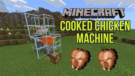 Minecraft Automatic Cooked Chicken Farm Guide Gameskinny