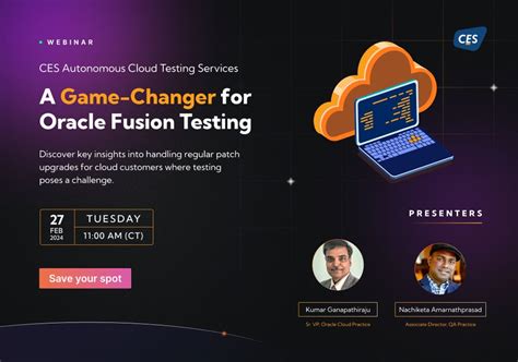 Oraclecloud Cloudtechnology Testautomation Technologyservices Ces