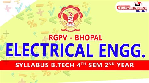 rgpv b tech electrical engineering ee 4th semester syllabus road
