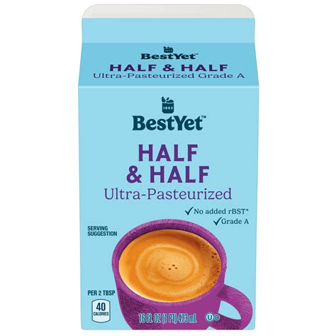 Half And Half 16fl Oz Best Yet Brand
