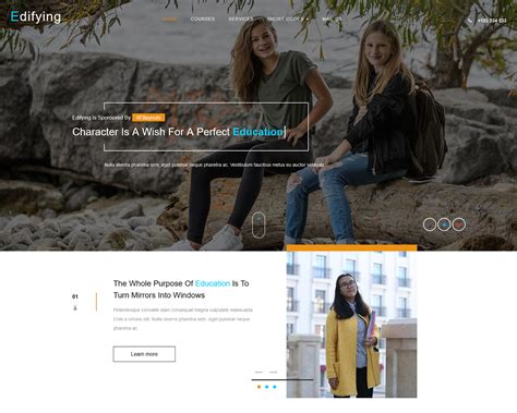 Edifying Educational School Flat Bootstrap Responsive Web Template