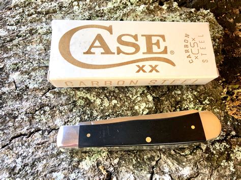 Case Xx Ca06780 Trapper — Black Synthetic Handle Clip And Spey Blades