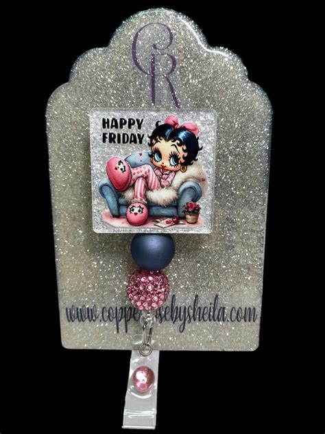 Betty Boop Happy Friday Copper Rose By Sheila