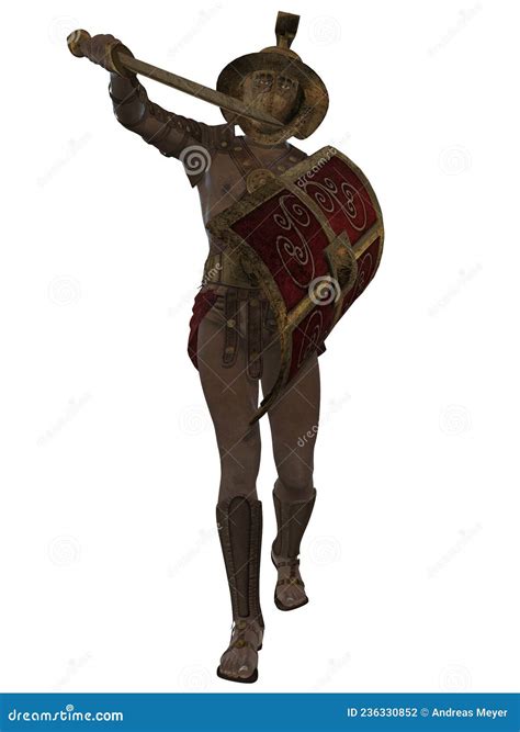 Fantasy Gladitor Stock Illustration Illustration Of History 236330852