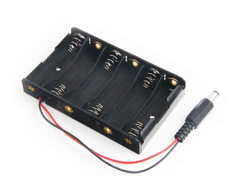 Support 6 Piles Aa à Plat Compatible Arduino Uno Support 6 Piles Aa à Plat Compatible Arduino Uno