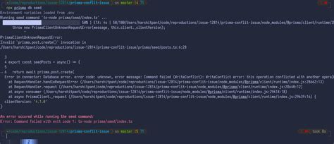 Writeconflict Error With Mongodb · Issue 12814 · Prismaprisma · Github