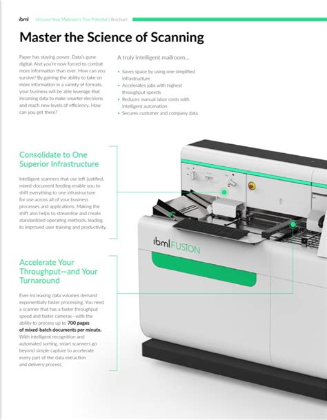 Ibml Fusion Ultra High Speed Mailroom Scanners Ibml