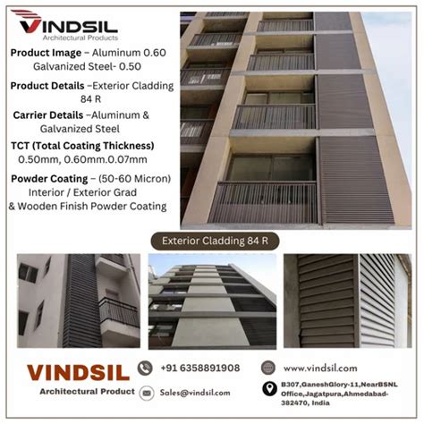 Exterior Cladding Exterior Cladding 84 R Manufacturer From Ahmedabad