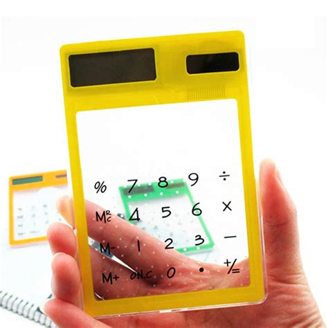 LCD 8 Digit Touch Screen Ultra Slim Transparent So Grandado