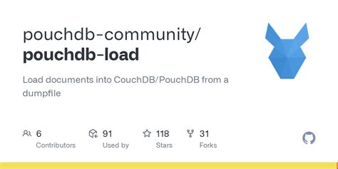 Github Pouchdb Communitypouchdb Load Load Documents Into Couchdb