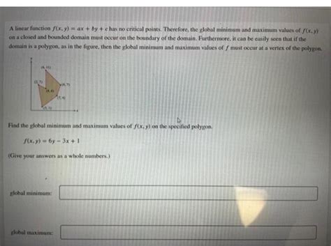 solved a linear function f x y ax by c has no