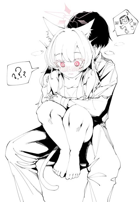 Sensei Doodle Sensei And Akira Blue Archive Drawn By Plentyofempty Danbooru