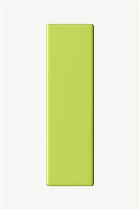3d Green Rectangle Geometric Shape Free Photo Rawpixel