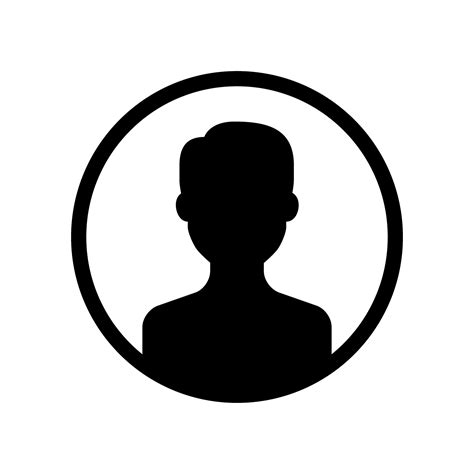 Man Icon Isolated On White Background Vector Art At Vecteezy