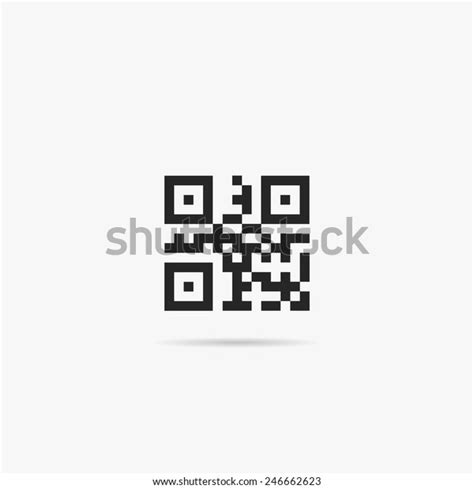 Simple Icon Qr Code Stock Vector Royalty Free Shutterstock