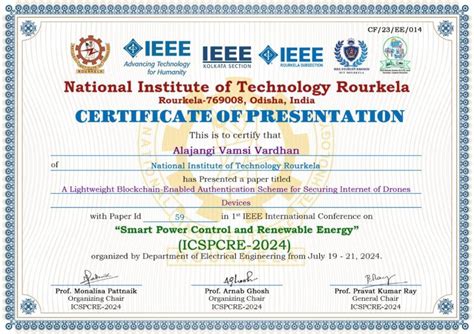 Vamsi Vardhan Alajangi On Linkedin Im Happy To Share That I Presented My Research Paper A