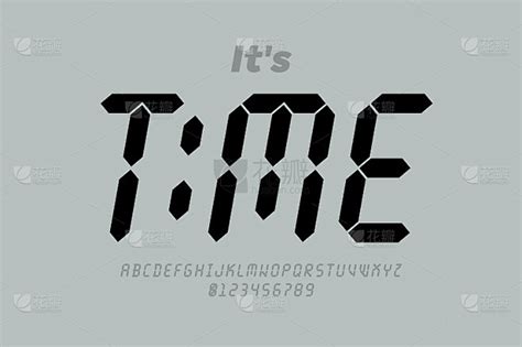 数字时钟样式字体