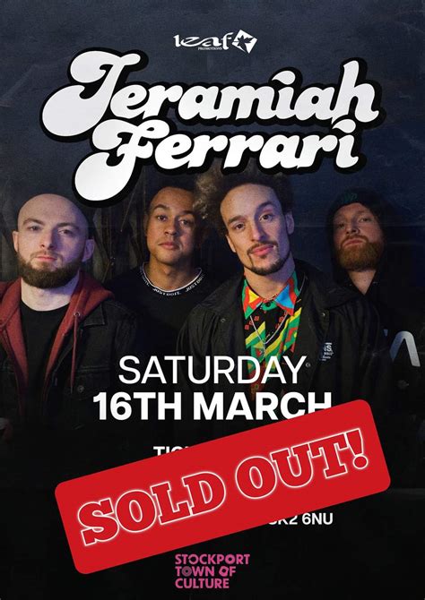 Jeramiah Ferrari One Stockport