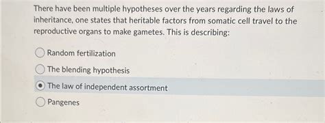 Solved There Have Been Multiple Hypotheses Over The Years Chegg Com