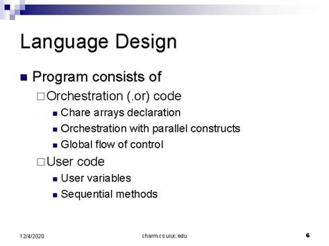 higher level parallel programming language chao huang parallel