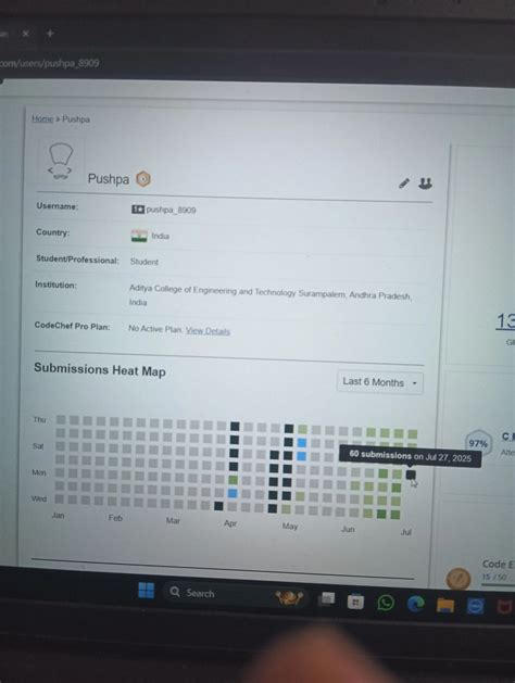 Codechef Problemsolving Codingjourney 100daysofcode Productiveboredom Learntocode Pushpa