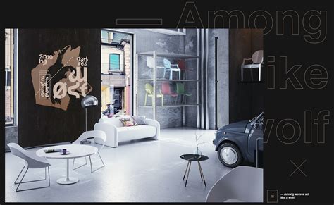 Stencil Mural — Digital Visualisation On Behance