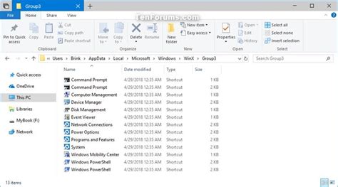Lost Command Prompt In Win X Menu Solved Windows Forums