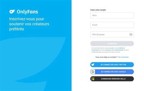 Création Compte Onlyfans 5min Chrono Agence onlyfans fr