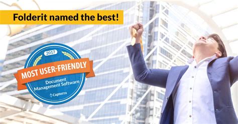 Test Winner Folderit Named The Most User Friendly Dms