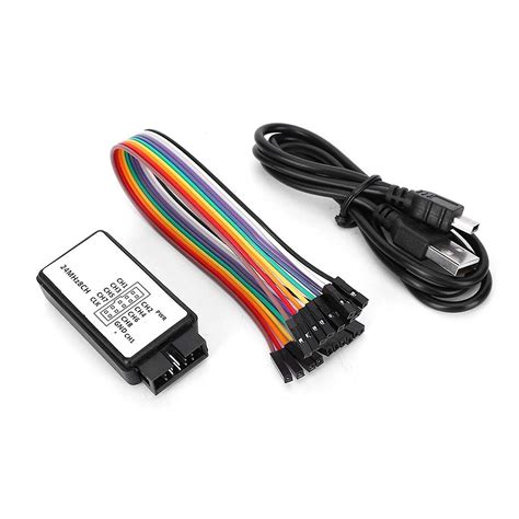 USB Logic Analyzer Device Set Mini Digital Pocket Size Channel Input Memory MHz Fruugo UK