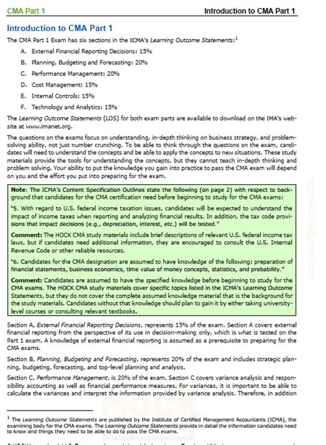 Hock Cma 2025 Textbook Part 1 Financial Planning Performance And Analytics Cfa Ebooks