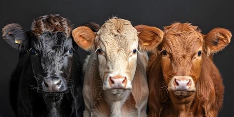 Premium Photo Detailed Cow Breeds Features And Characteristics Compared Concept Holstein