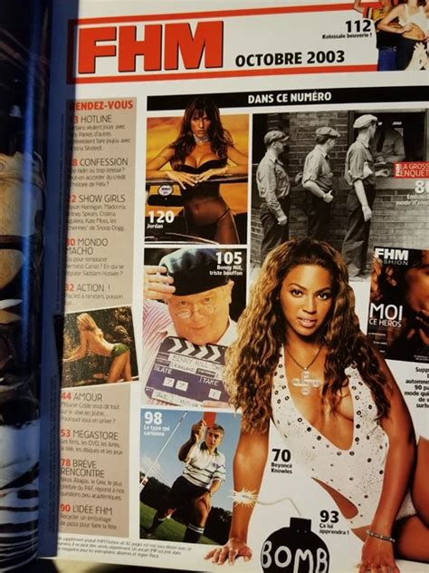 Fhm N Beyonc M Lanie Coste Benny Hill Kim Cattrall Sex In The City Eur
