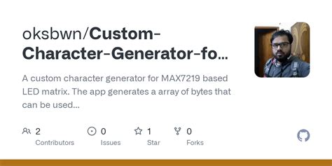 Github Oksbwncustom Character Generator For 16x2 Dot Matrix Lcd A