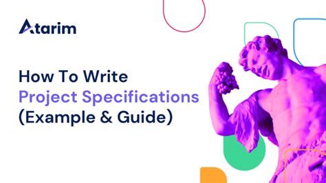 How To Write Project Specifications Ultimate Guide Template