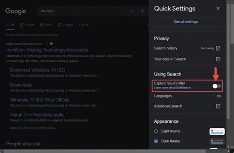 How To Enable Disable SafeSearch On Device And Search Engines