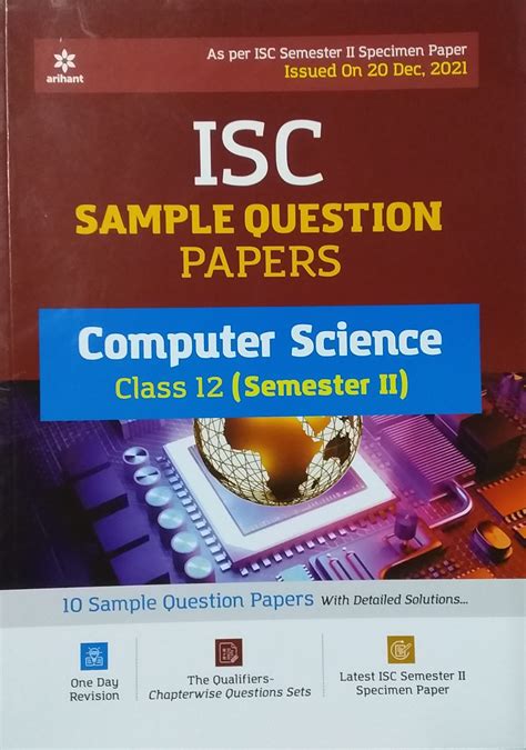 Arihant Isc Sample Question Papers Computer Science Class 12