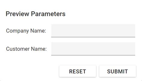 Designing Reports Use Report Parameters The Parameters Panel