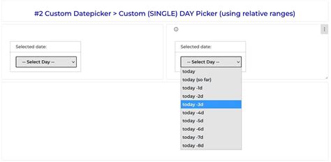 Make Your Own Custom Datepicker Use Set Your Own Timerange Quick