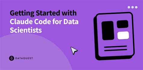 Getting Started With Claude Code For Data Scientists Dataquest