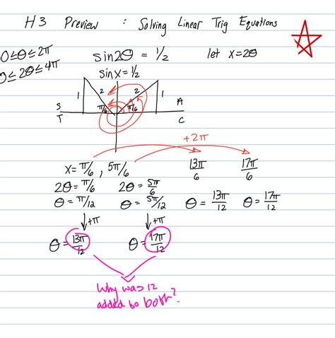 H3 ﻿preview Solving Linear Trig