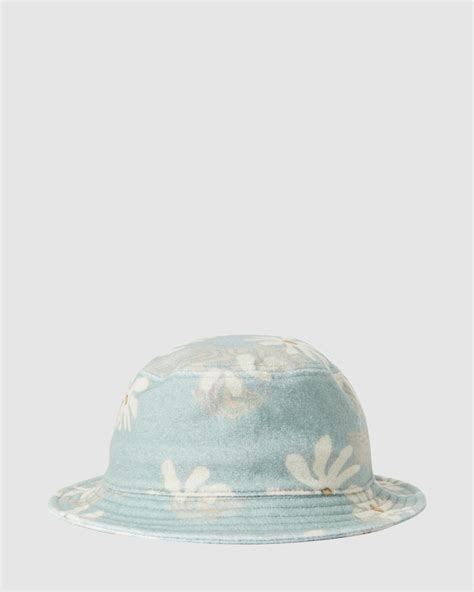 Mens Overflow Bucket Hat Iceberg Green Quiksilver