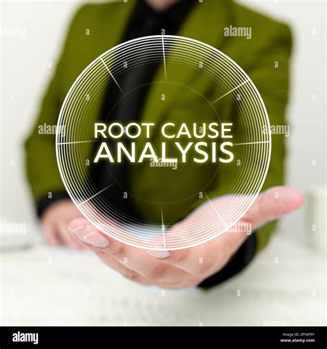 Sign Displaying Root Cause Analysis Business Idea Method Of Problem Solving Identify Fault Or